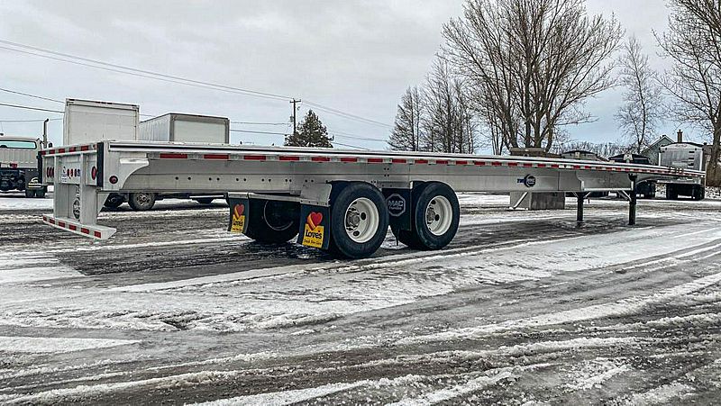 2019 MAC 53' FLATBED ALUMINIUM (For Sale) | Sleeper Truck | #R-29233