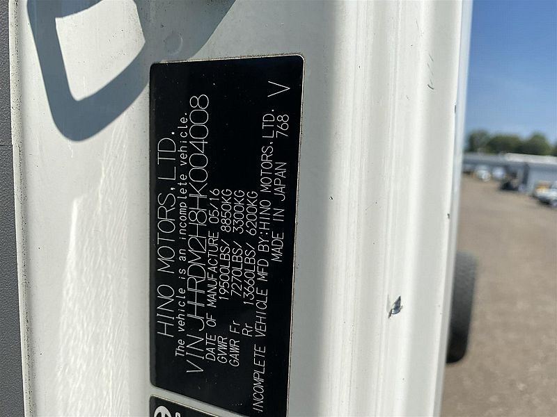 2017 Hino 195 (For Sale) | Cab & Chassis | Non CDL | #8843