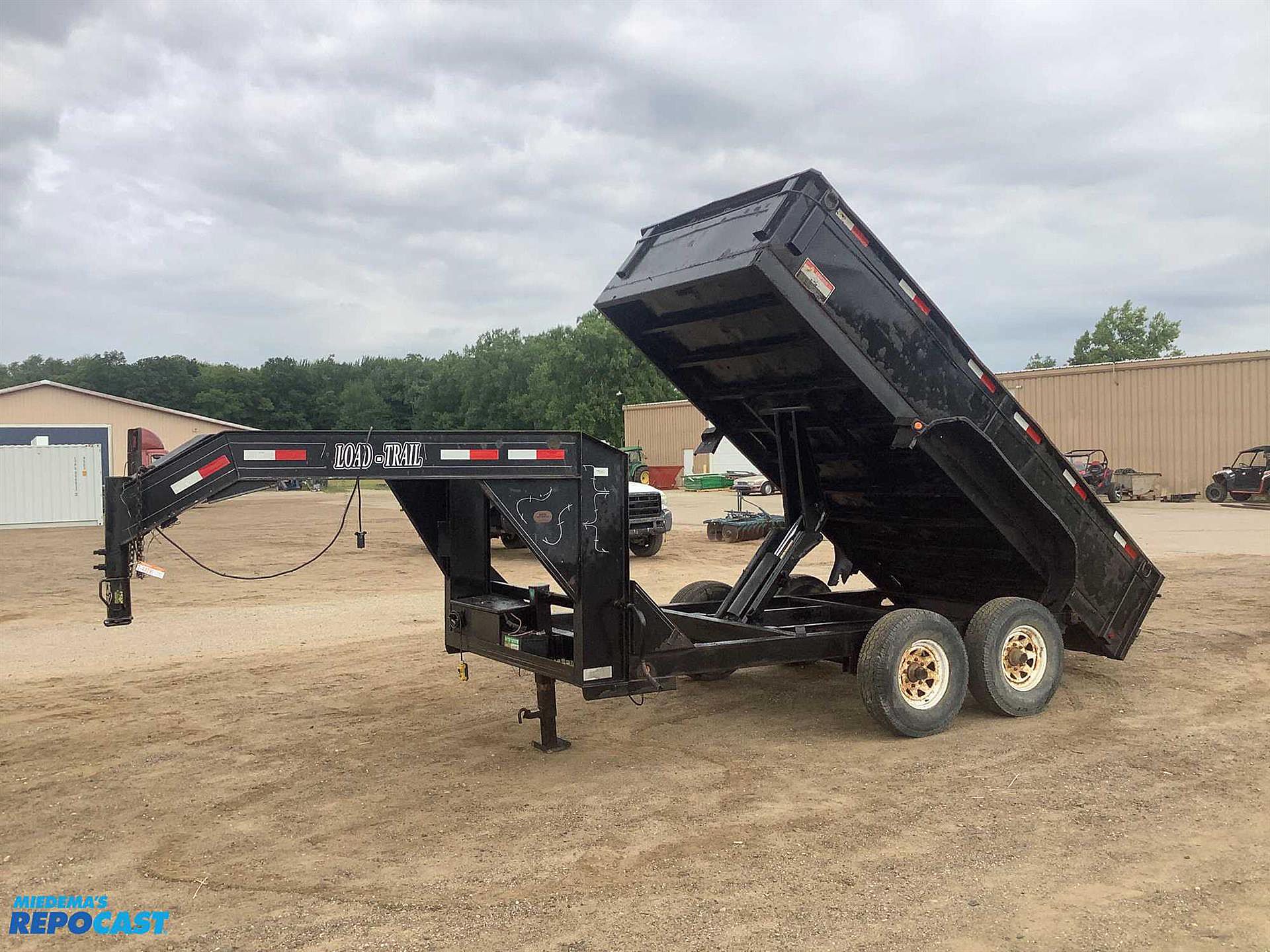 2003 Load Trail 14' Gooseneck Tandem Axel For Sale | Dump Trailer | #2 ...