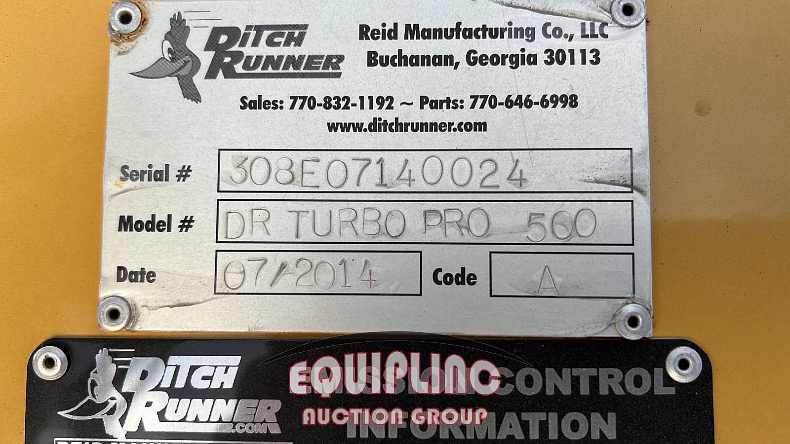 2014 DITCH RUNNER DR TURBO PRO 500 For Sale | Misc Equipment | #TK140024