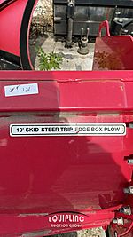 10FT SKID STEER BOX PLOW TRIP-EDGE (For Sale) | Misc Equipment | # ...