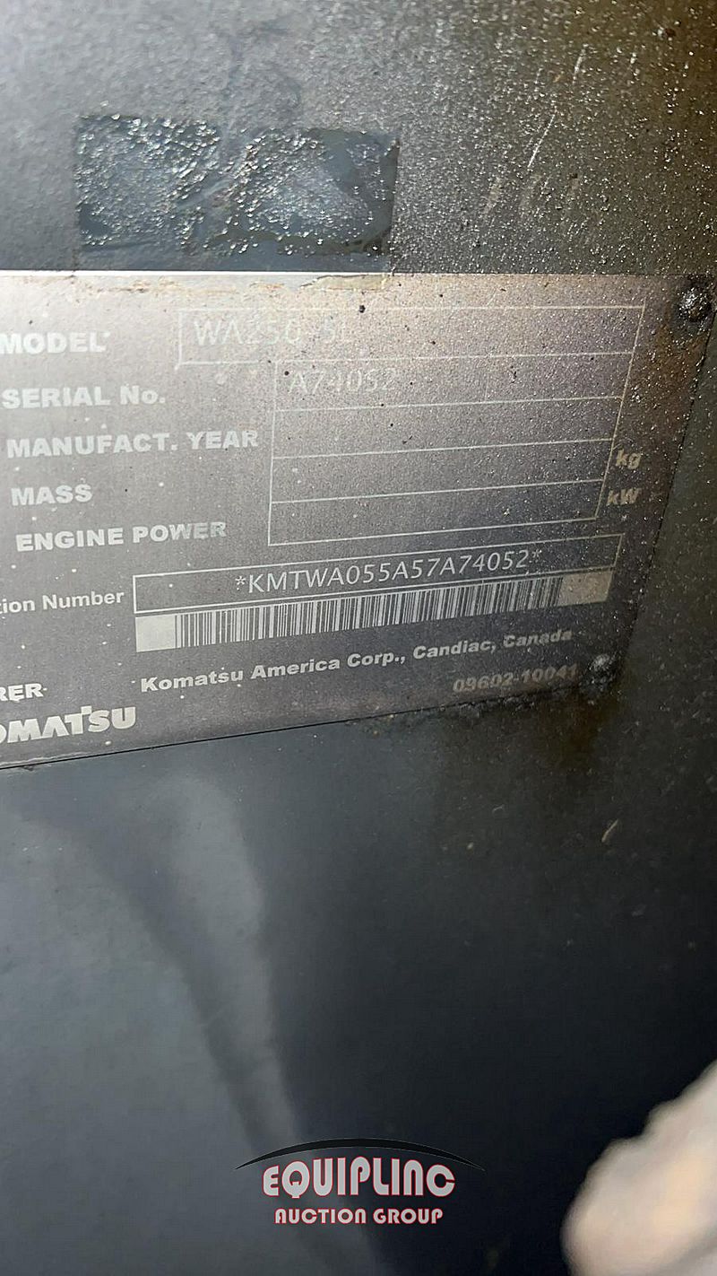 2006 KOMATSU FRONT END LOADER WA250-5L For Sale | Front Loader | #TKA74052
