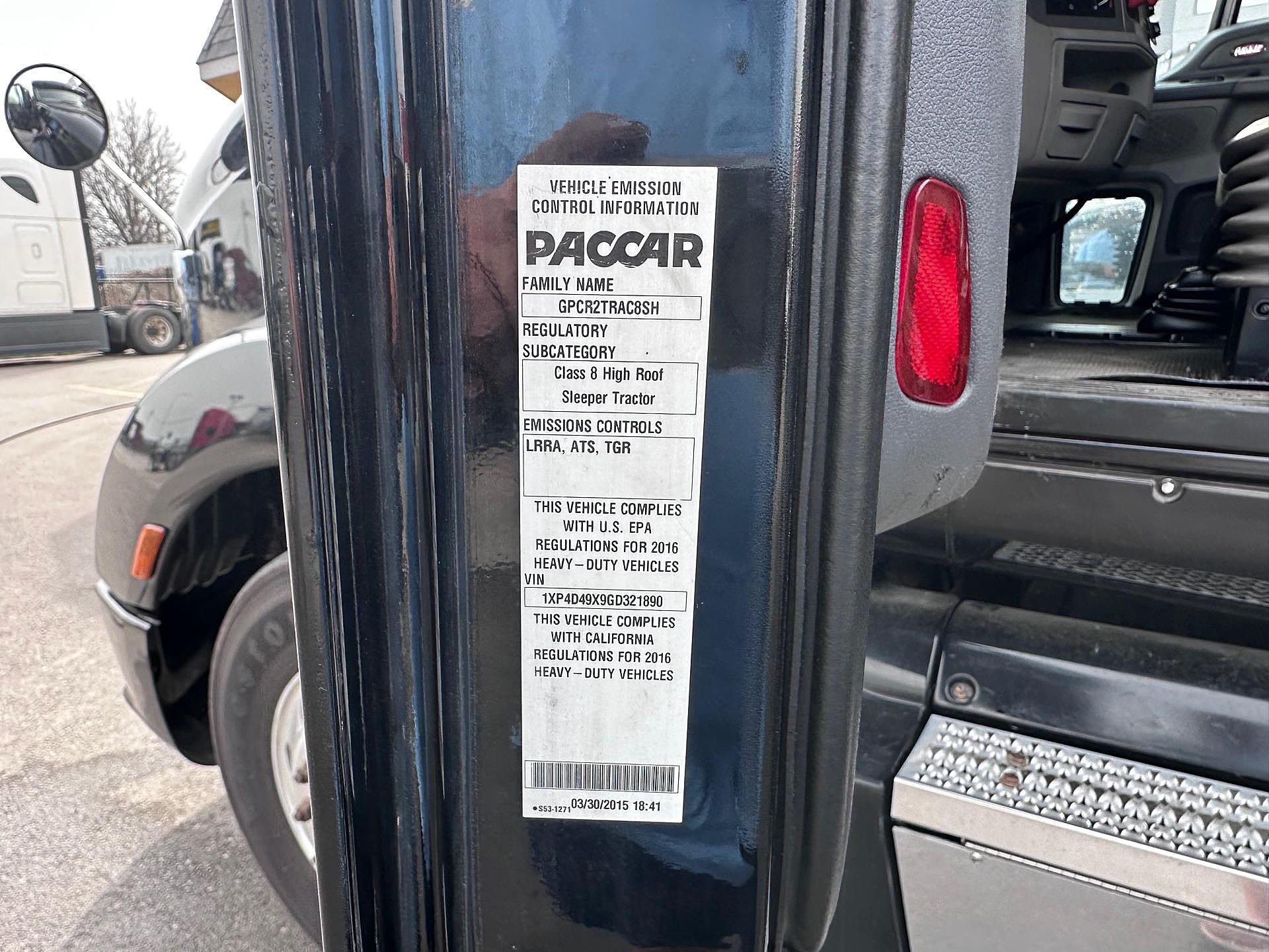2016 Peterbilt 587 For Sale | 75" Sleeper | #1200