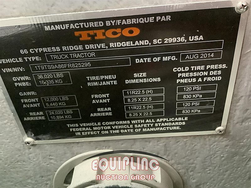 2015 TICO PRO-SPOTTER For Sale | Yard Spotter | #HBWBFR825295