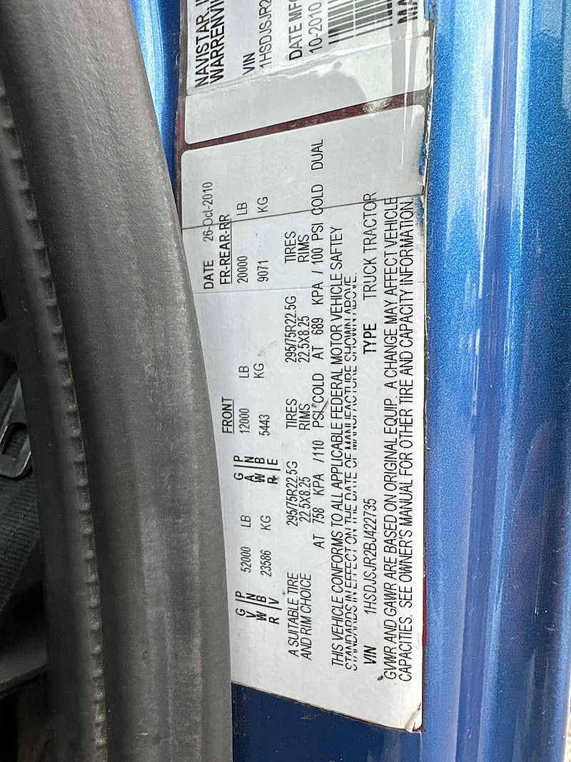 2011 International Prostar (For Sale) | Day Cab | #AJJBJ422735