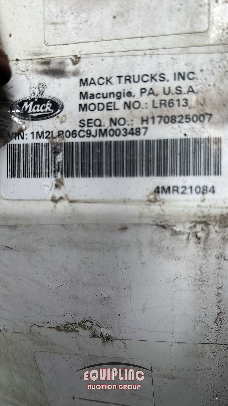 2018 Mack LR600 REAR LOADER GARBAGE TRUC (For Sale) | Refuse Truck | # ...