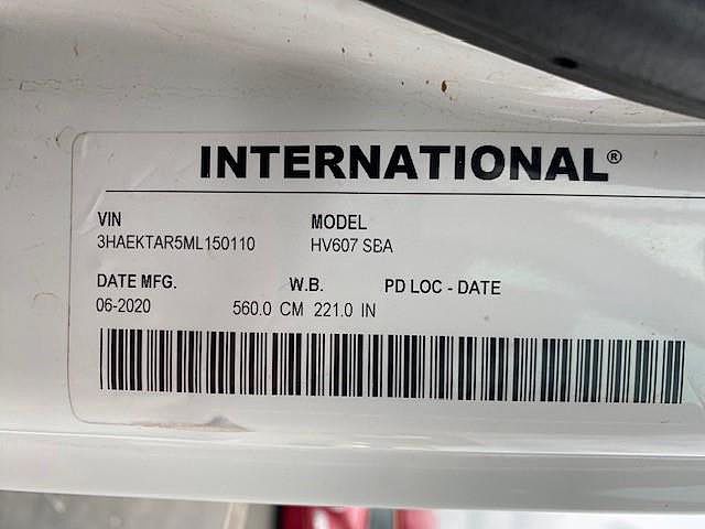 2021 International HV607 SBA 6x4 For Sale | Cab & Chassis | #ML150110