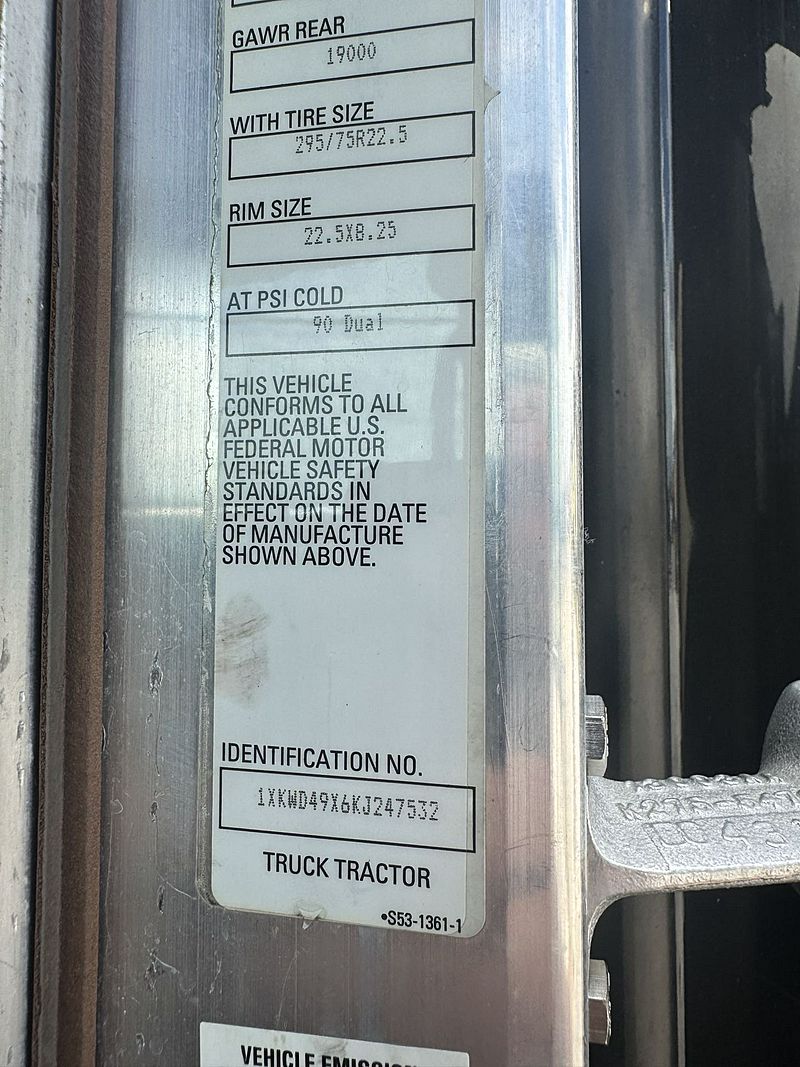 2019 Kenworth W9 Series For Sale | 72" Sleeper | #1488