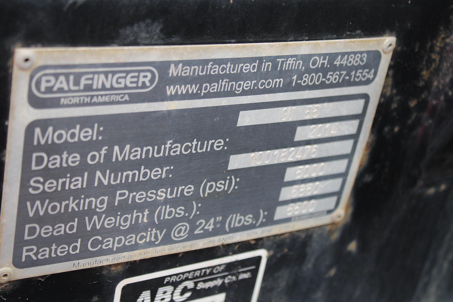 2014 Palfinger GT55 For Sale | Rough Terrain Forklift | #100182476