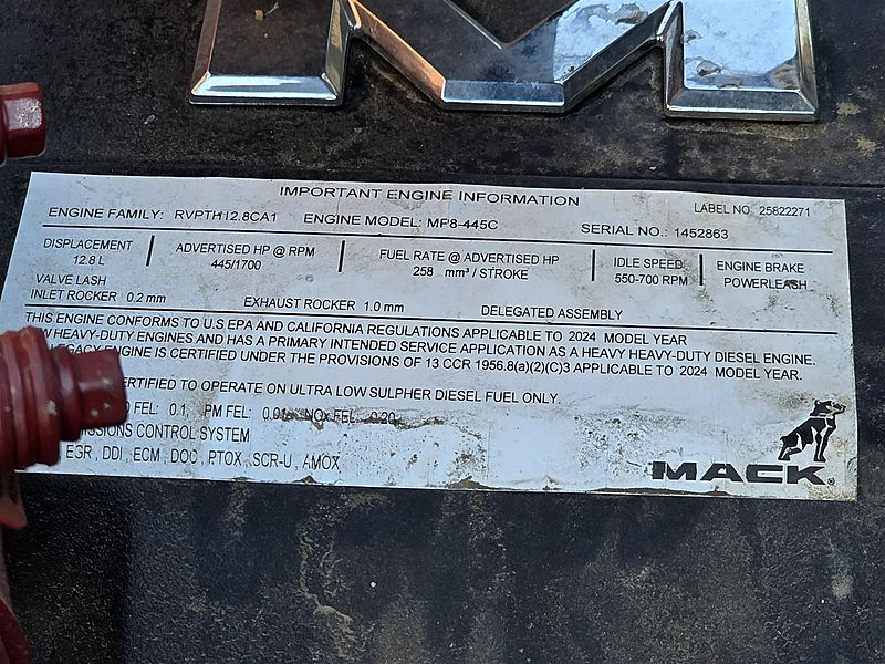 2025 Mack Pinnacle PI64T For Sale | Day Cab | # M018470