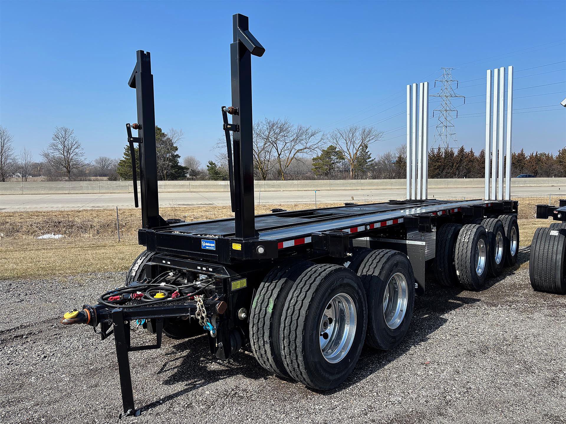 2026 Deloupe Log Pup For Sale | Log Trailer | #NT245
